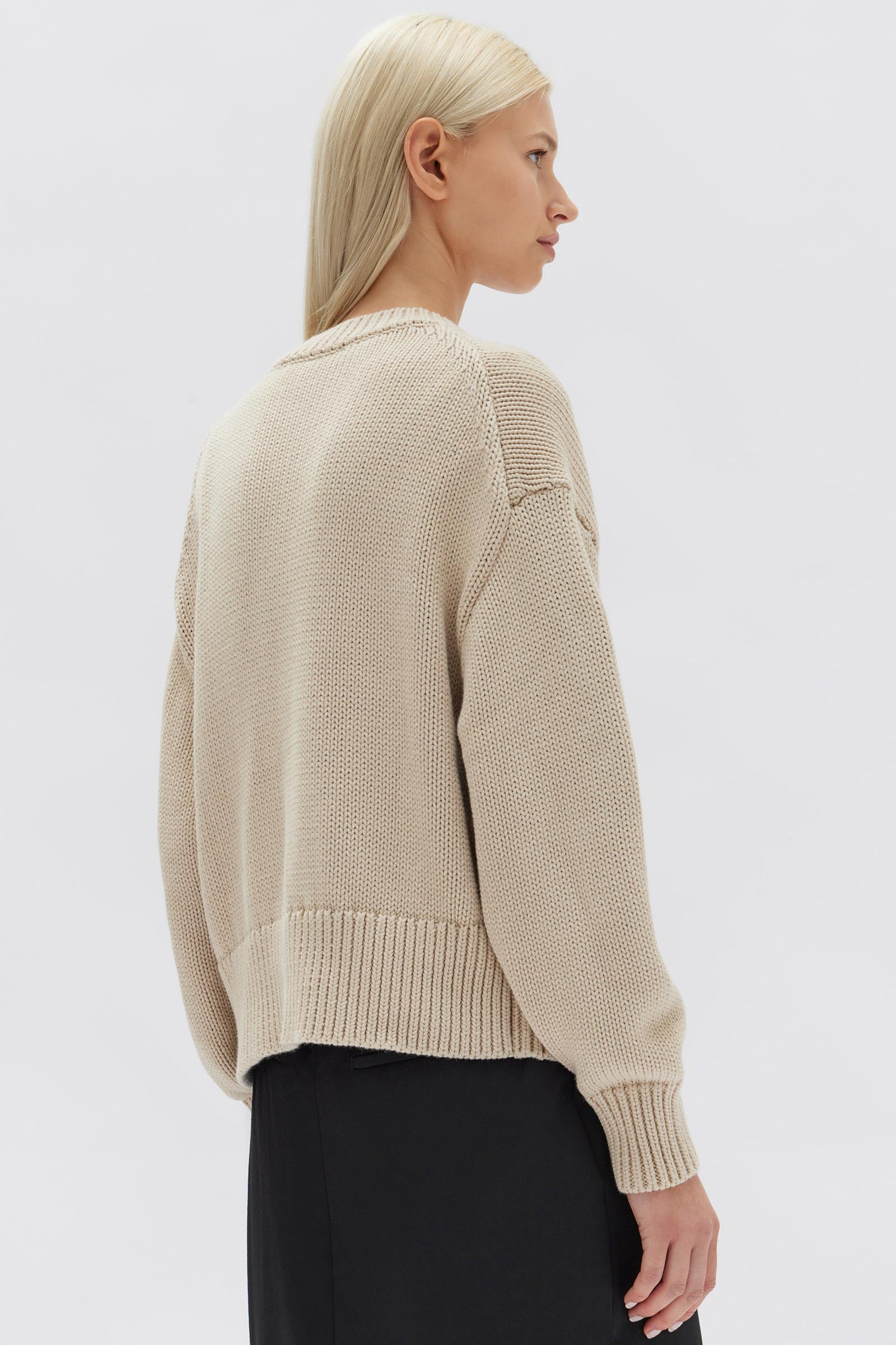Shop Assembly Label - Ava Knit Cardigan - Natural | milk + ginger ...