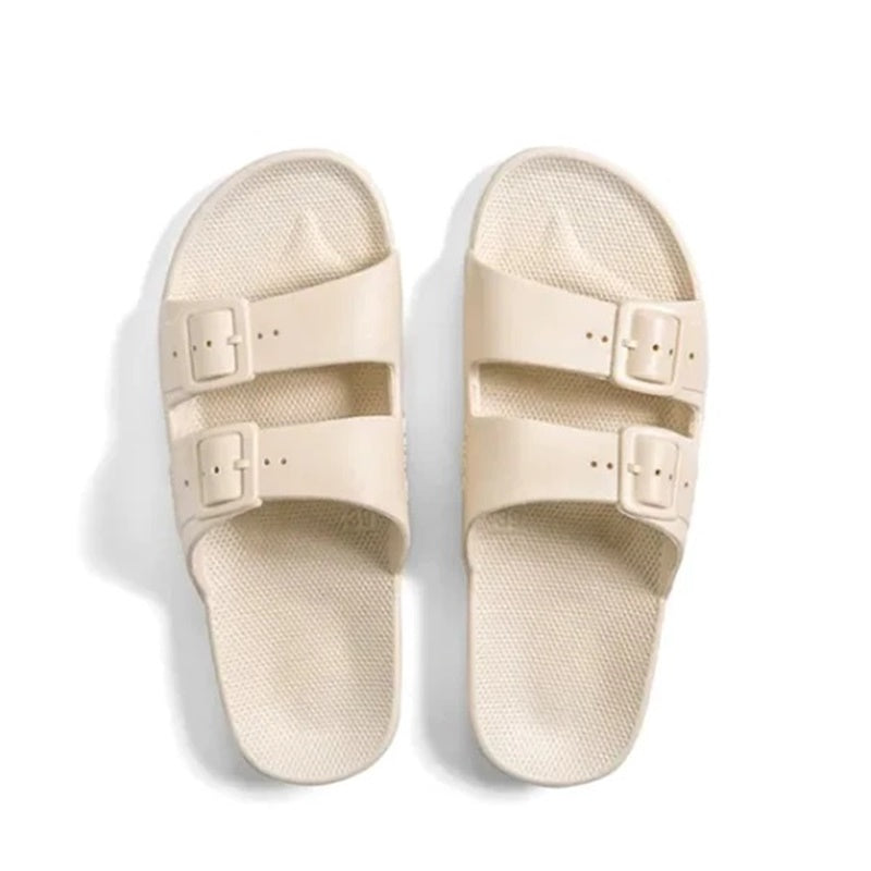 Shop Freedom Moses - Slides - Stone | milk + ginger – Milk + Ginger