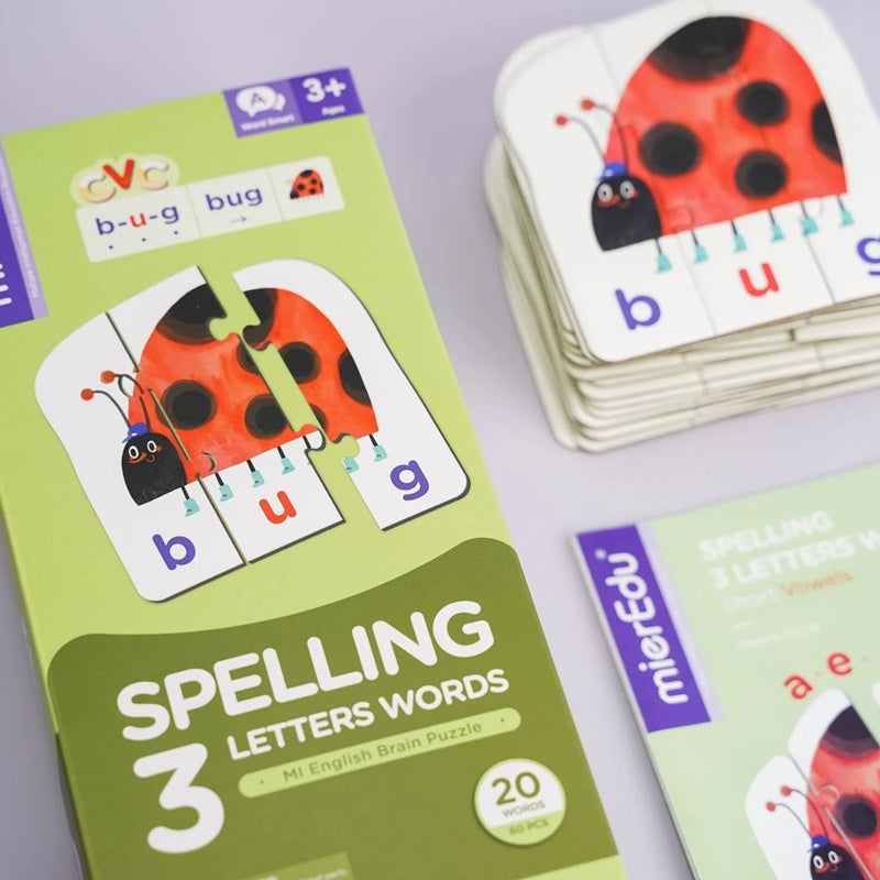 mierEdu - Spelling 3 Letter Words – Milk + Ginger