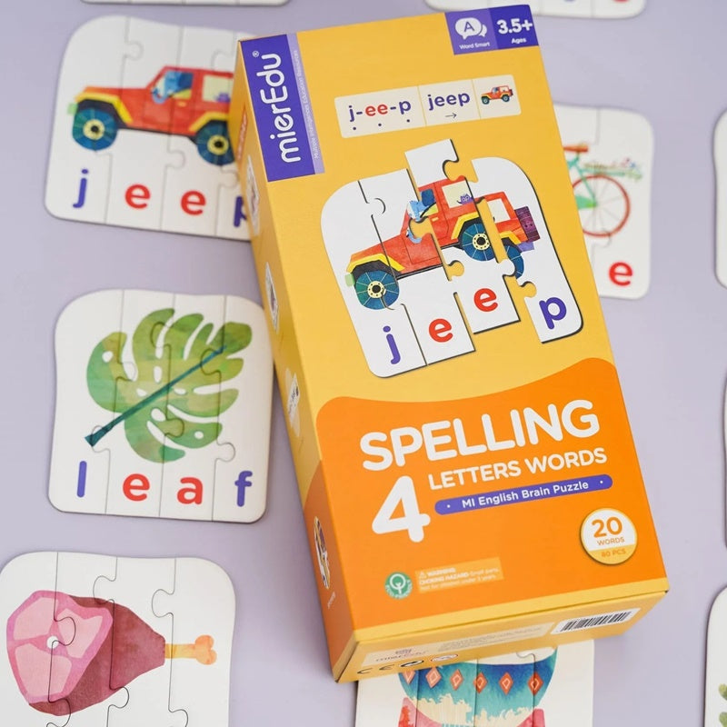 Shop mierEdu - Spelling 4 Letter Words | milk + ginger – Milk + Ginger