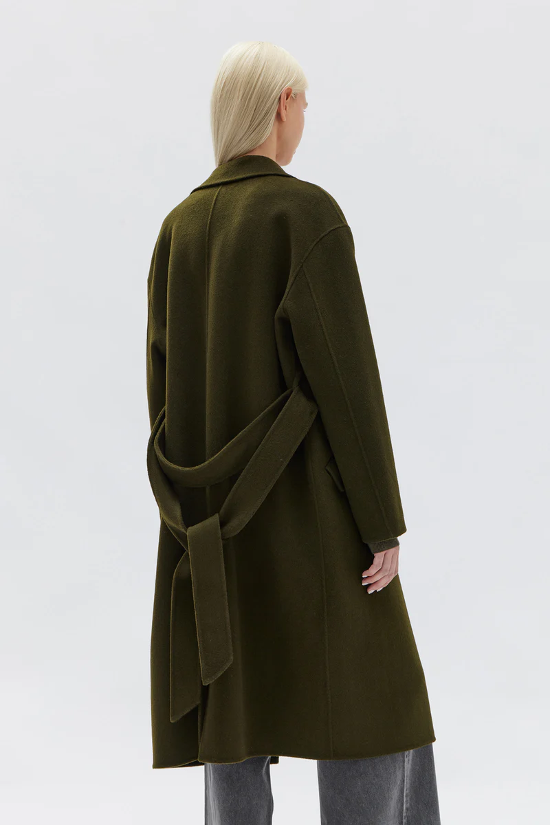Shop Assembly Label - Sadie Single Breasted Coat - Forest | milk ...