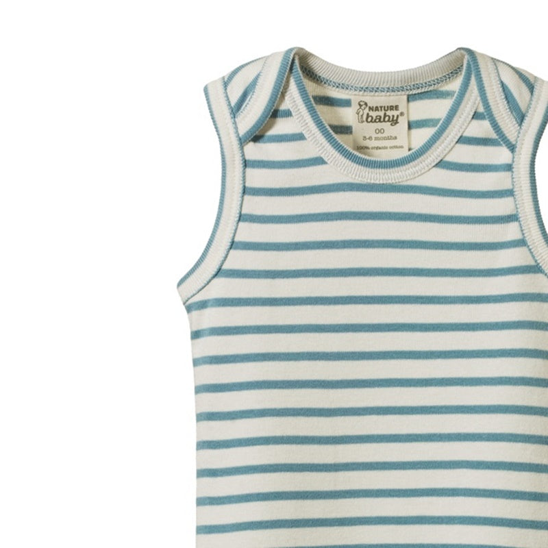Buy Nature Baby - Singlet Body Suit - Mineral Stripe online at milk ...