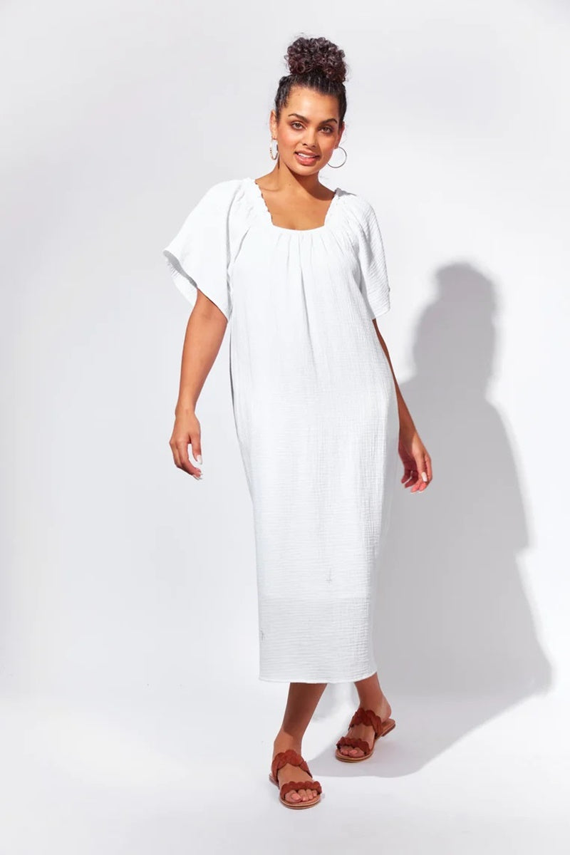 Shop Isle Of Mine - Java Midi Dress - Imperial | milk + ginger – Milk ...