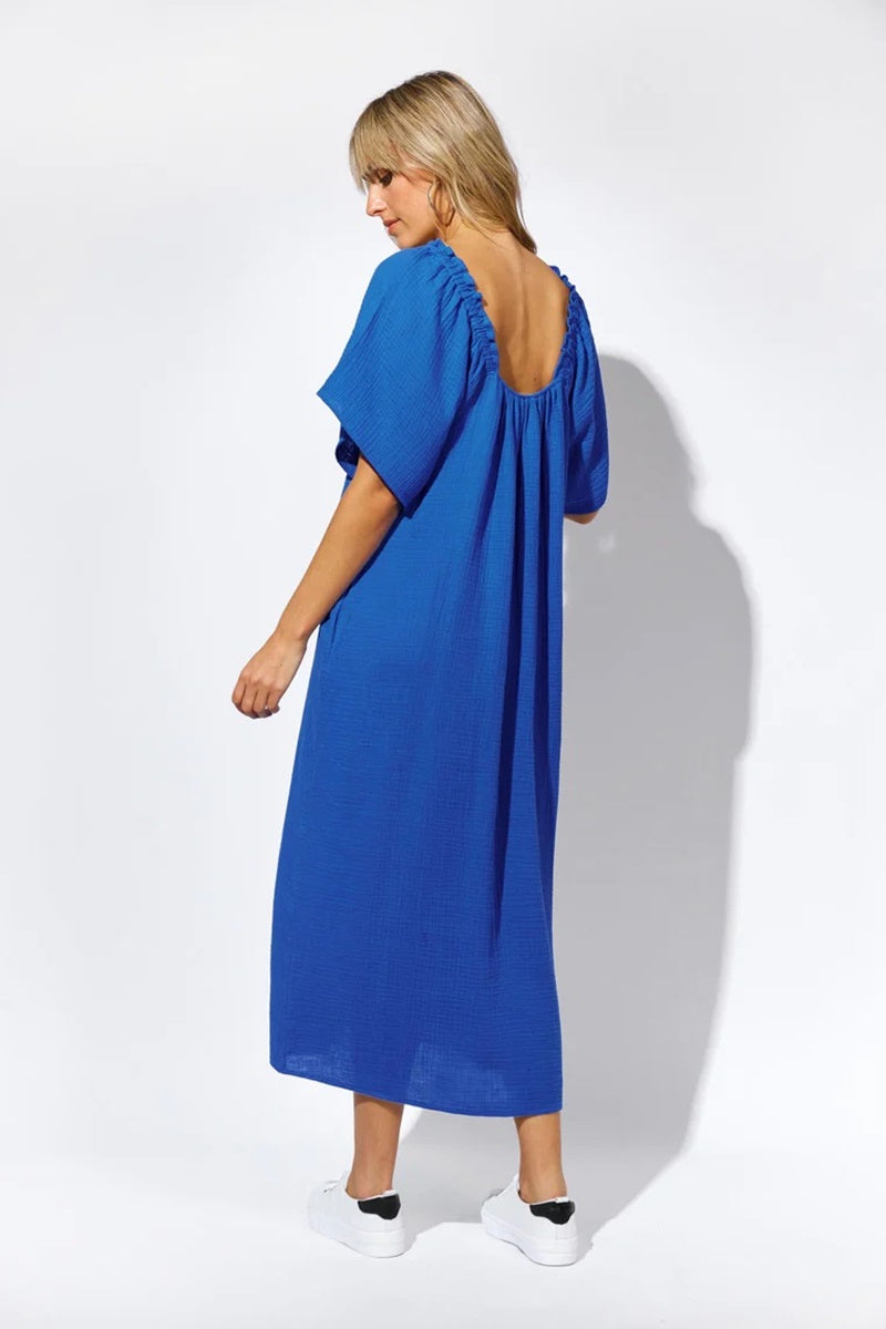 Shop Isle Of Mine - Java Midi Dress - Cobalt | milk + ginger – Milk ...