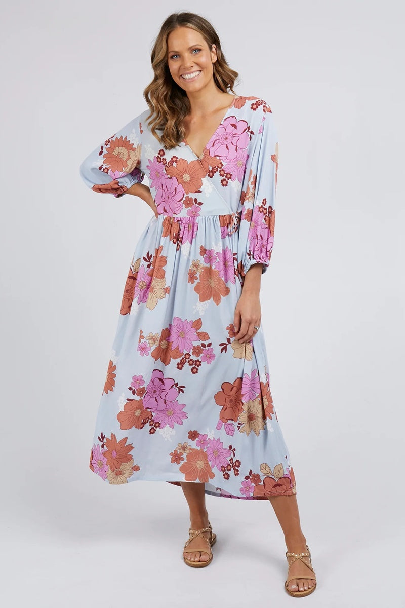 Shop Elm - Spring Bouquet Midi Dress | milk + ginger – Milk + Ginger