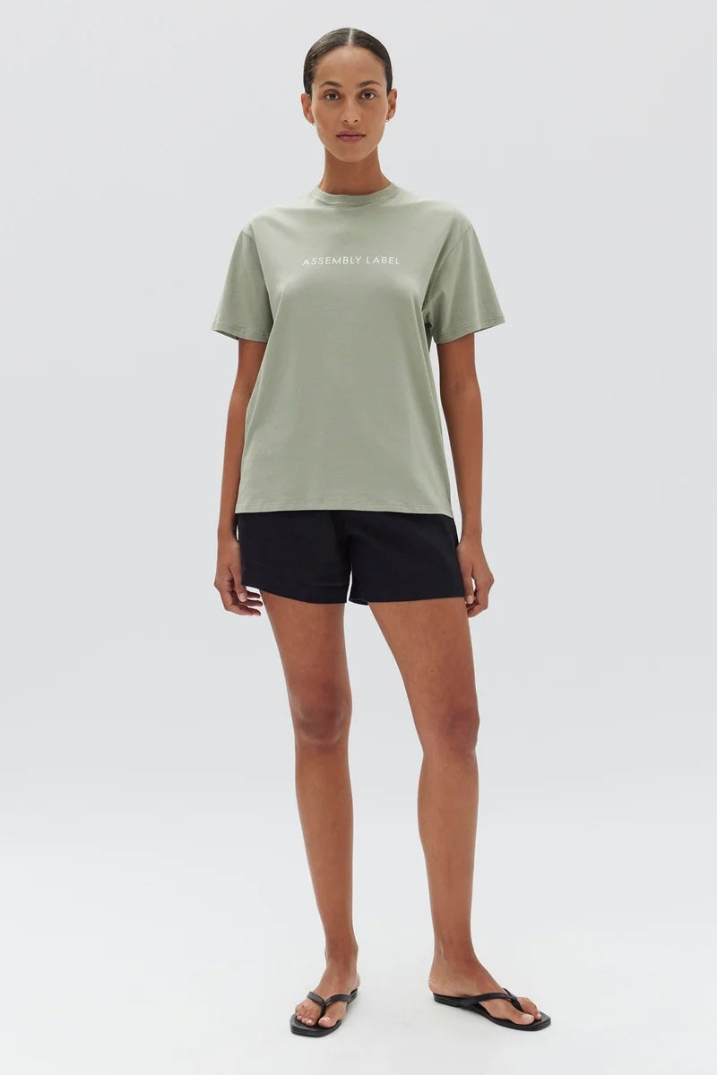 Shop Assembly Label - Everyday Organic Logo Tee - Nettle | milk ...