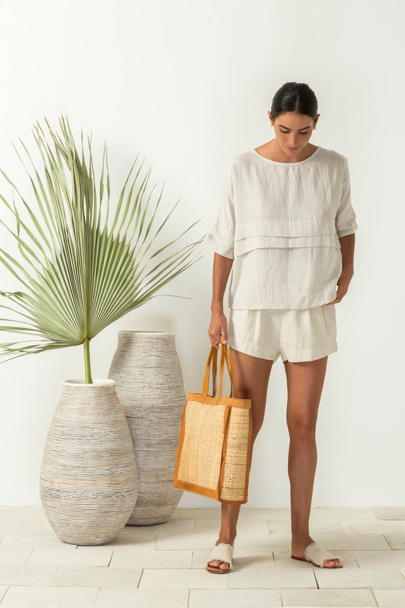 Shop Bird & Kite - Bronte Top - Natural | milk + ginger – Milk + Ginger