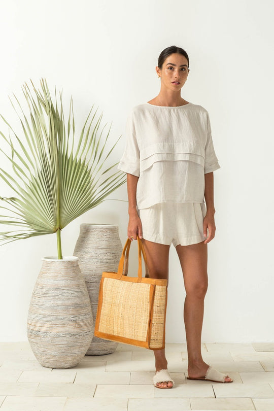 Shop Bird & Kite - Bronte Top - Natural | milk + ginger – Milk + Ginger