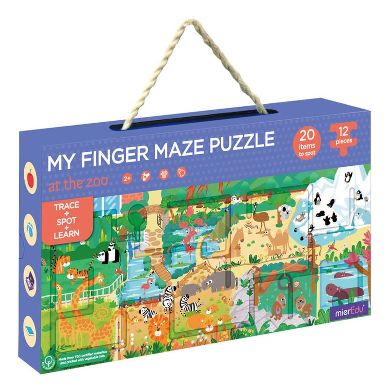 Shop mierEdu - My Finger Maze Puzzle - At the Zoo | milk + ginger ...