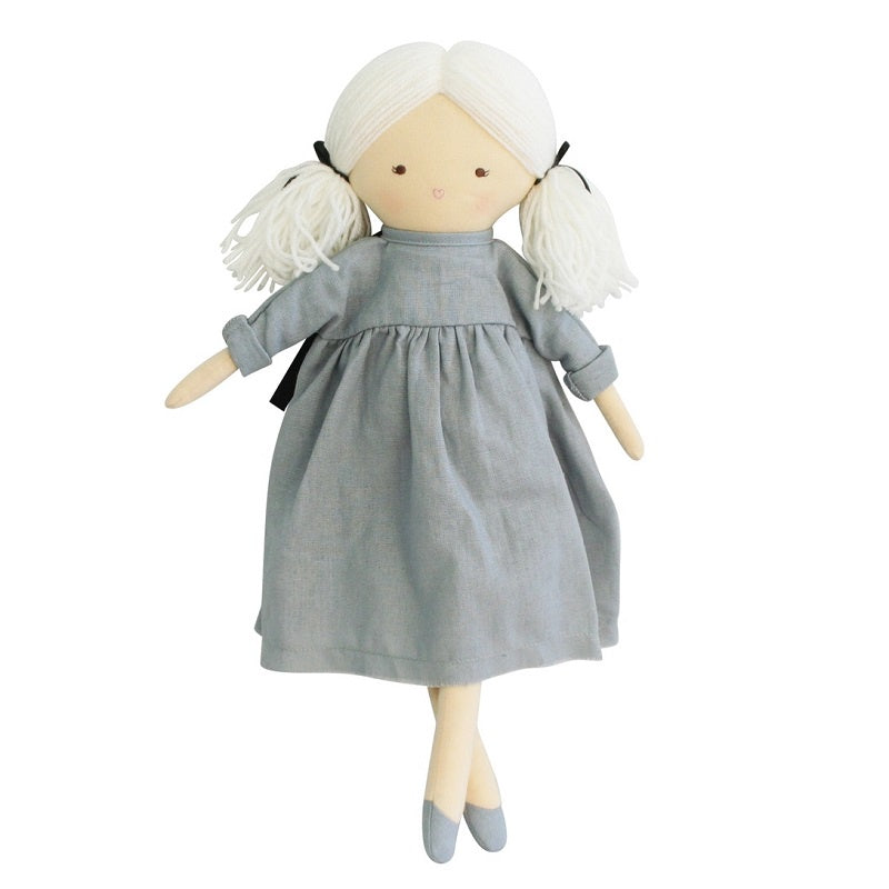 Shop Alimrose - Matilda 45cm Doll - Grey | milk + ginger – Milk + Ginger