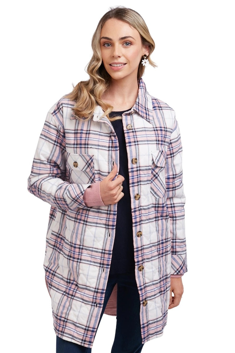 Shop Elm - Aster Check Shacket | milk + ginger – Milk + Ginger