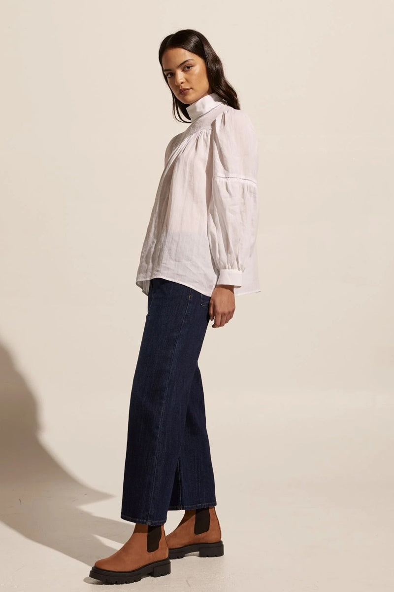 Shop Zoe Kratzmann - Pace Top - Porcelain | milk + ginger – Milk + Ginger