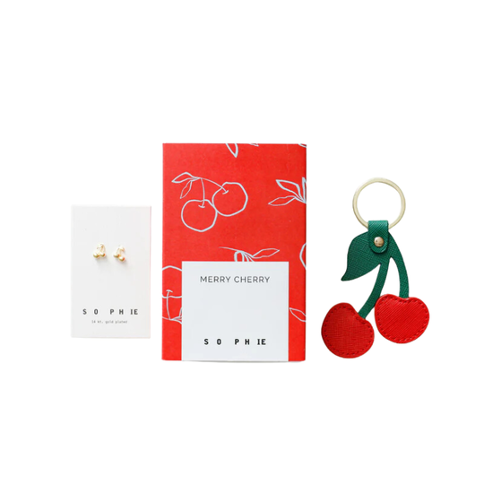 Shop Sophie - Merry Cherry Gift Box - Gold | milk + ginger – Milk + Ginger