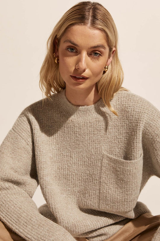 Shop Zoe Kratzmann - Tame Knit - Stone | milk + ginger – Milk + Ginger